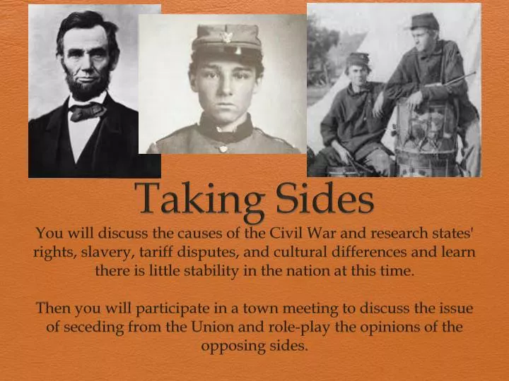 PPT - Taking Sides PowerPoint Presentation, free download - ID:2587652