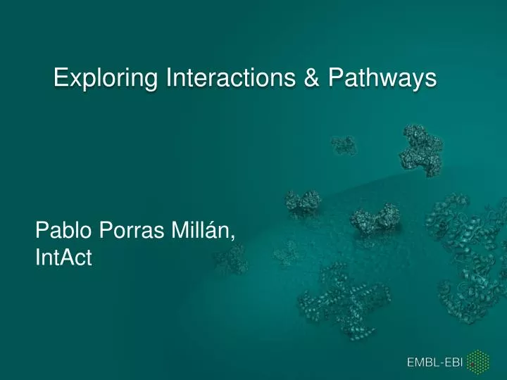 PPT - Exploring Interactions & Pathways PowerPoint Presentation, free ...