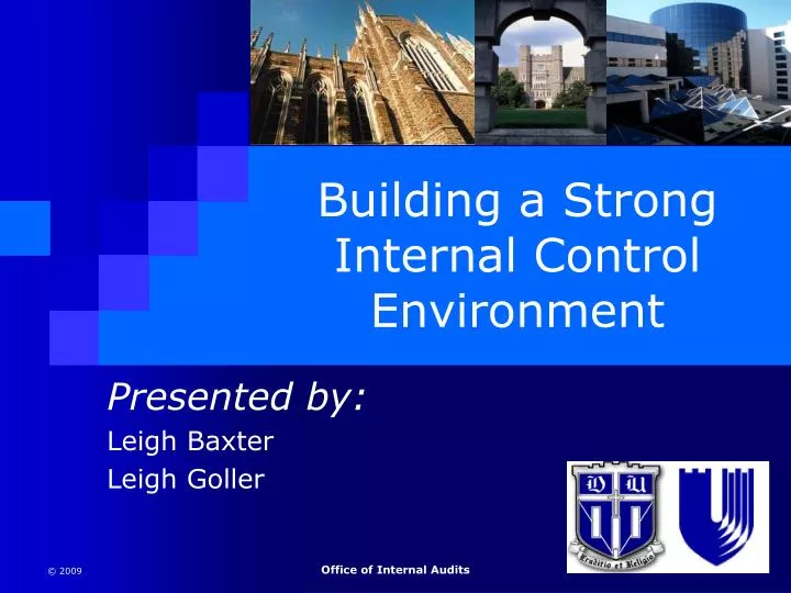 PPT - Building a Strong Internal Control Environment PowerPoint ...