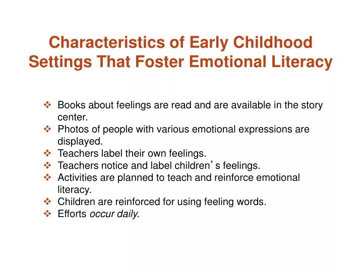PPT - Books about feelings are read and are available in the story ...