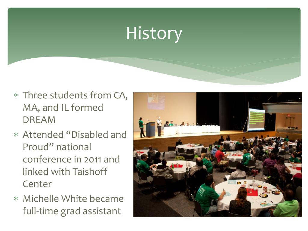 PPT - Disability Rights, Education, Activism, and Mentoring (DREAM ...