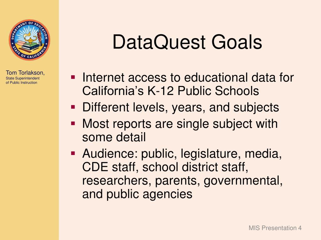 PPT - CALIFORNIA DEPARTMENT OF EDUCATION Tom Torlakson , State ...