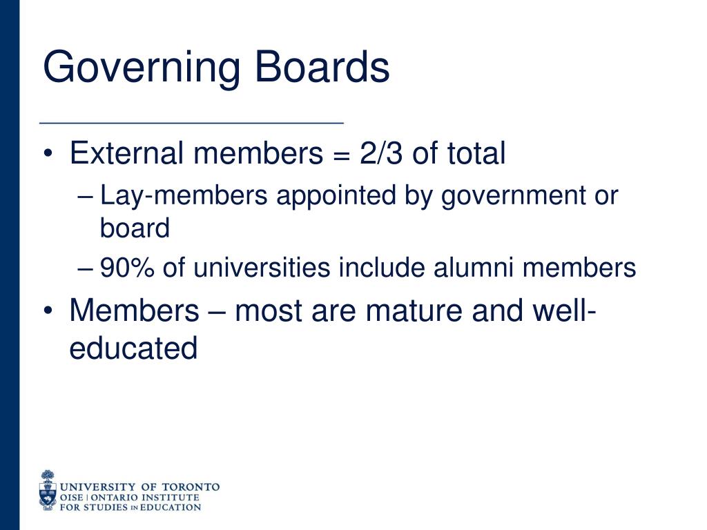 PPT - Trends in Academic Governance in Canada PowerPoint Presentation ...