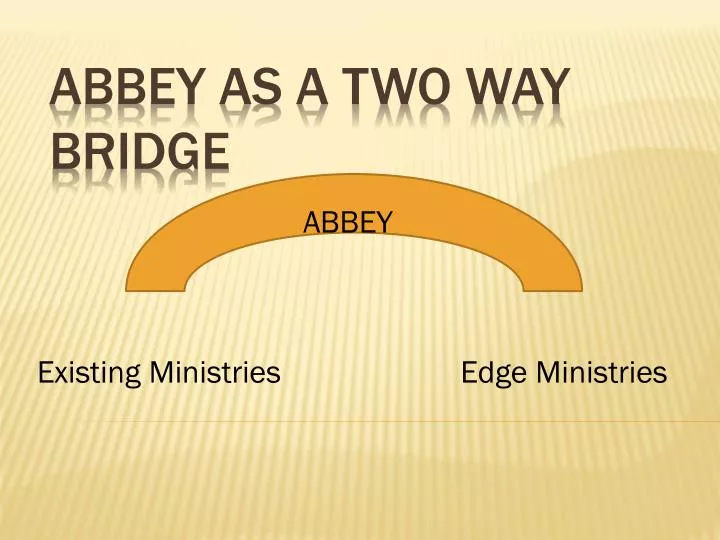 PPT - Abbey as a Two Way Bridge PowerPoint Presentation, free download ...