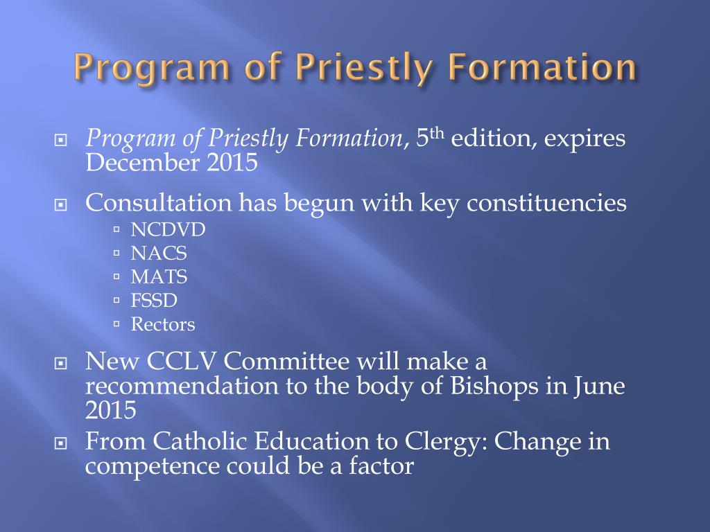 PPT - CCLV Report 2013 Federation of Seminary Spiritual Directors ...