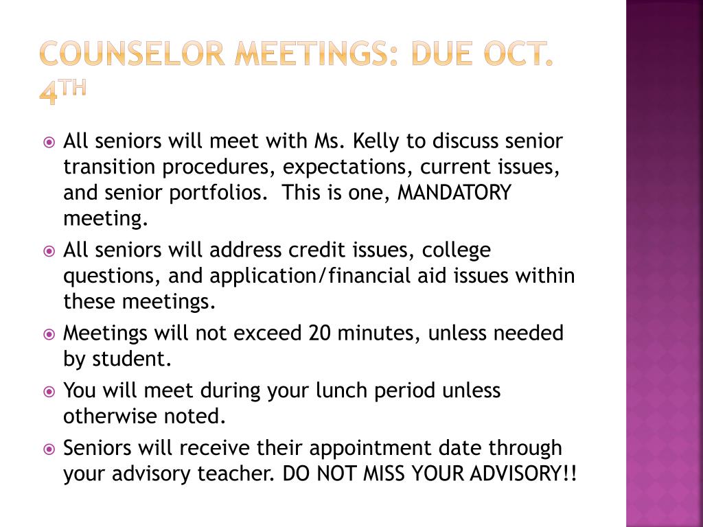 PPT - Senior Goals & Deadlines at Amundsen High School PowerPoint ...