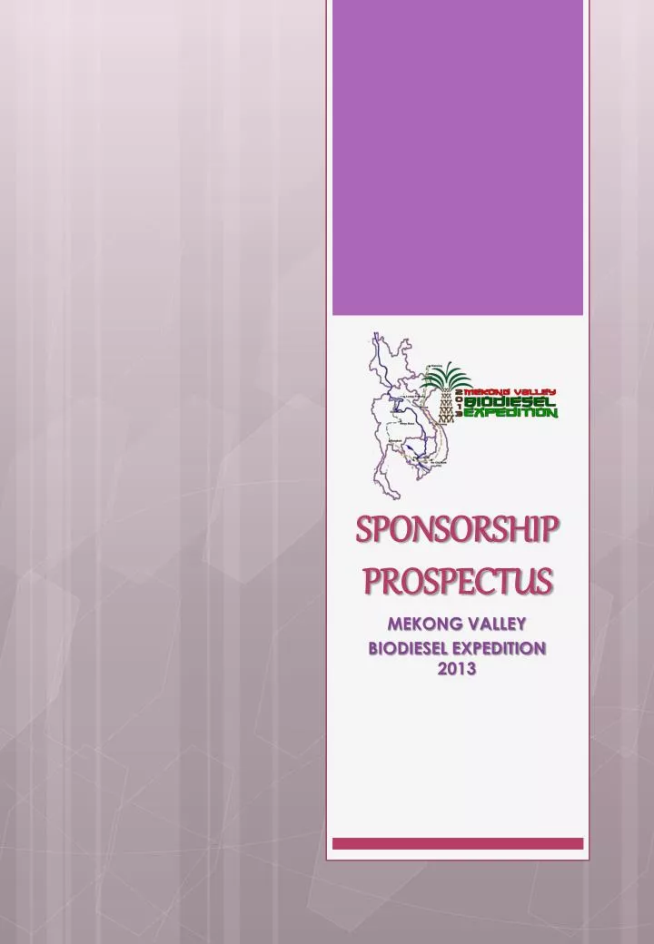 PPT - SPONSORSHIP PROSPECTUS PowerPoint Presentation, free download ...
