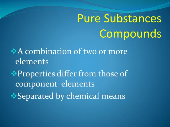 PPT - Pure Substances Elements PowerPoint Presentation - ID:2590296