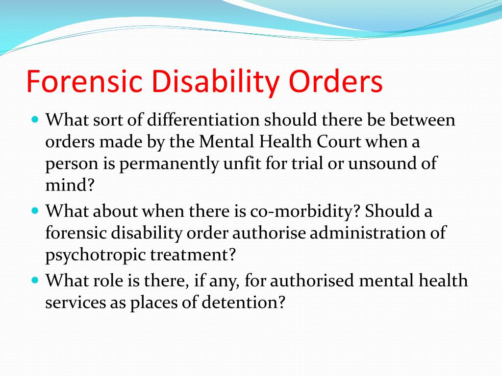 PPT - MENTAL HEALTH LAW REFORM AND HUMAN RIGHTS PowerPoint Presentation ...