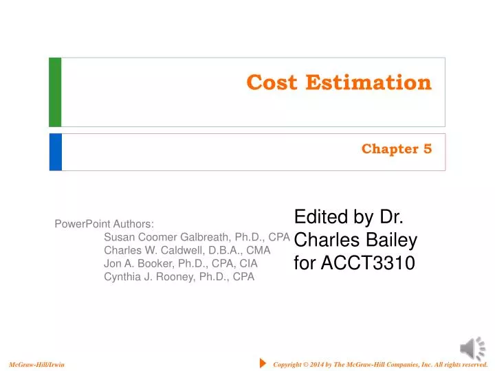 PPT - Cost Estimation PowerPoint Presentation, free download - ID:2590757