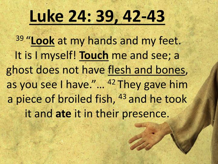 PPT - “Putting the Pieces Together” Jesus Appears to the Disciples Luke ...