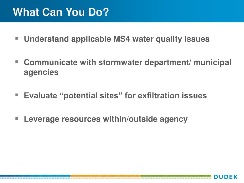 PPT - What Does MS4 Mean to You? A study of sewer and storm drain cross ...