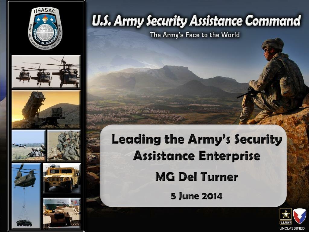 PPT - Leading the Army’s Security Assistance Enterprise MG Del Turner 5 ...