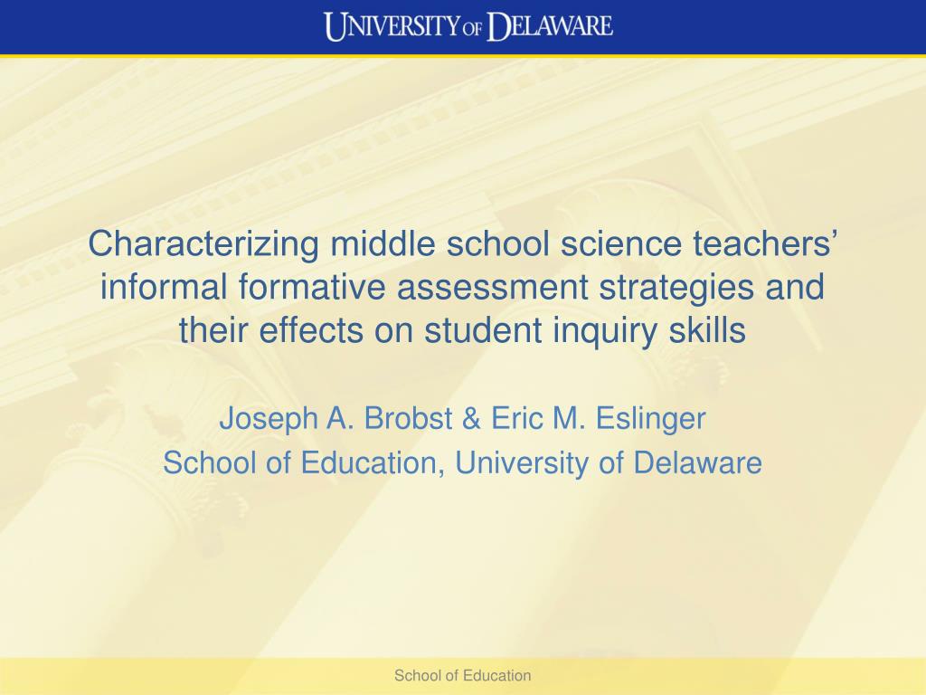 PPT - Joseph A. Brobst & Eric M. Eslinger School of Education ...
