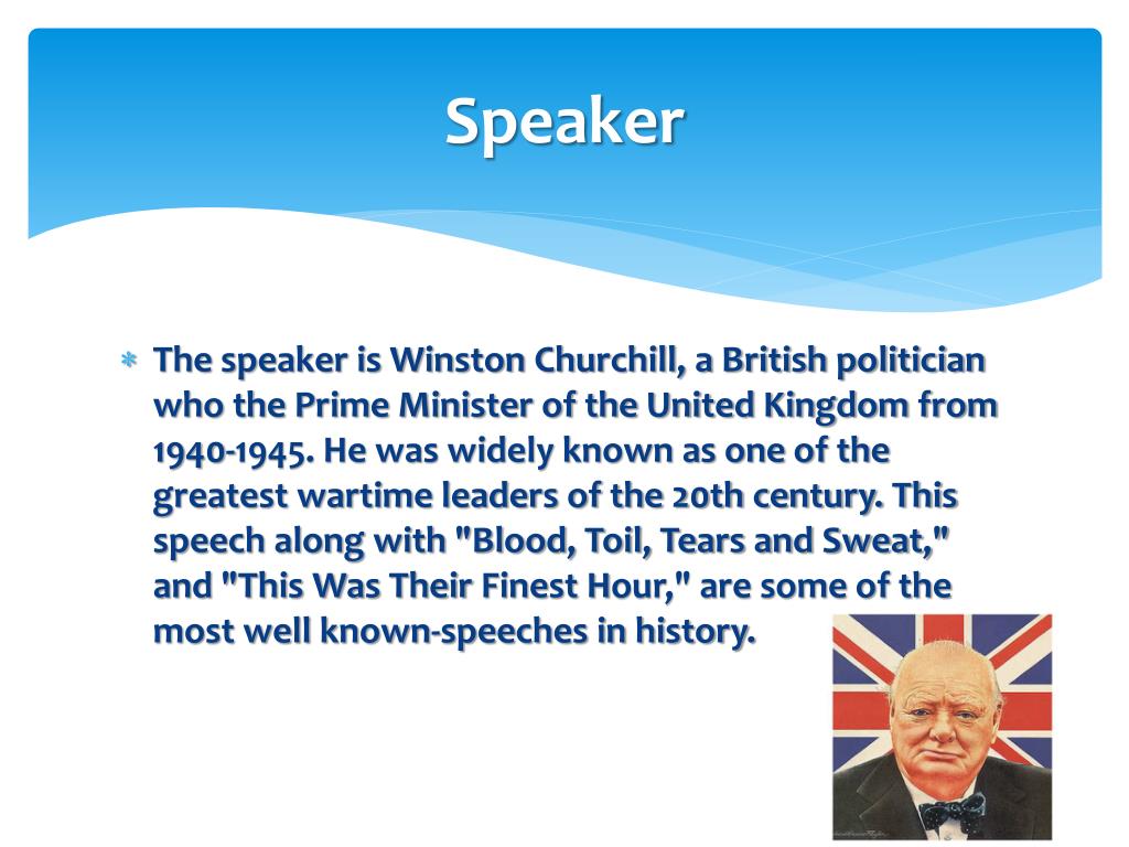 PPT - “ We Shall Fight on the Beaches” Winston Churchill PowerPoint ...