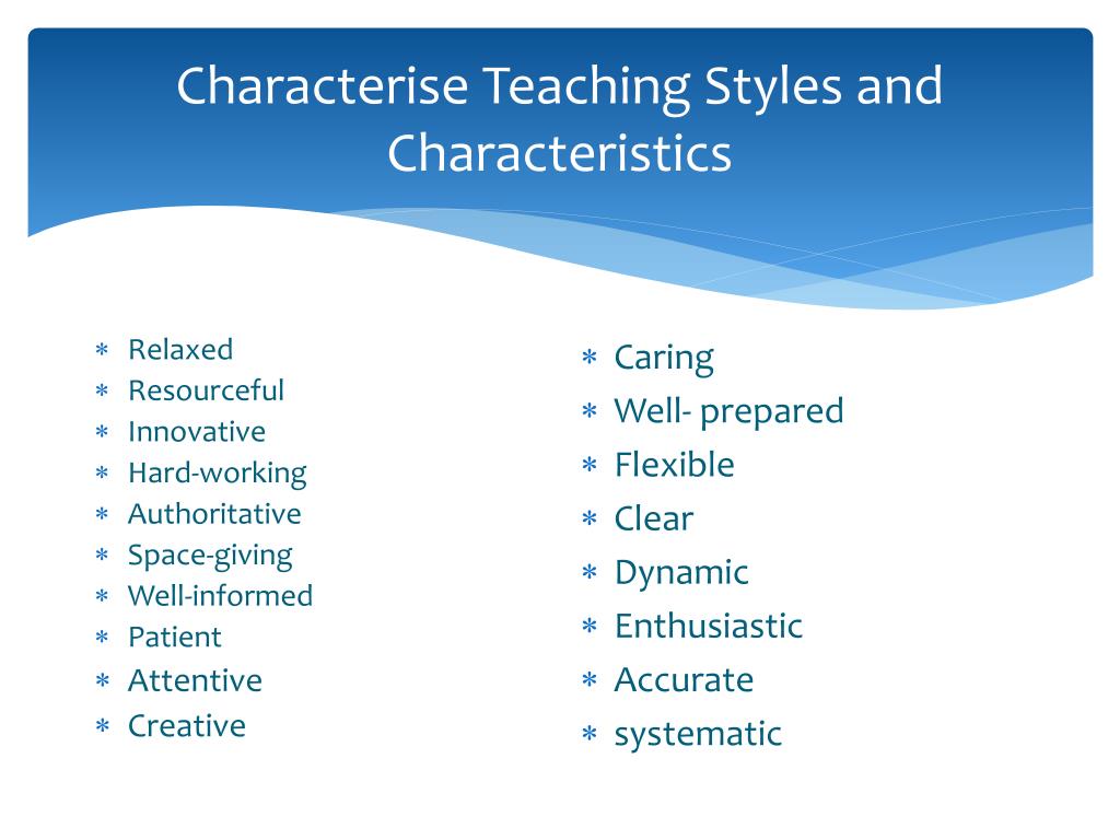 PPT - DESCRIBING TEACHERS Presented by Şükran Tütengil PowerPoint ...