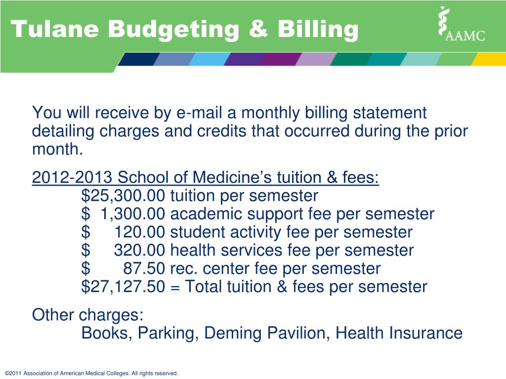 PPT - Michael T. Goodman Associate Vice President Tulane University ...