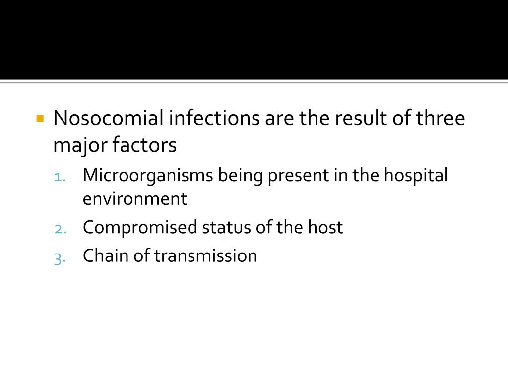 PPT - Nosocomial Infections: Healthcare-Related Infections PowerPoint ...