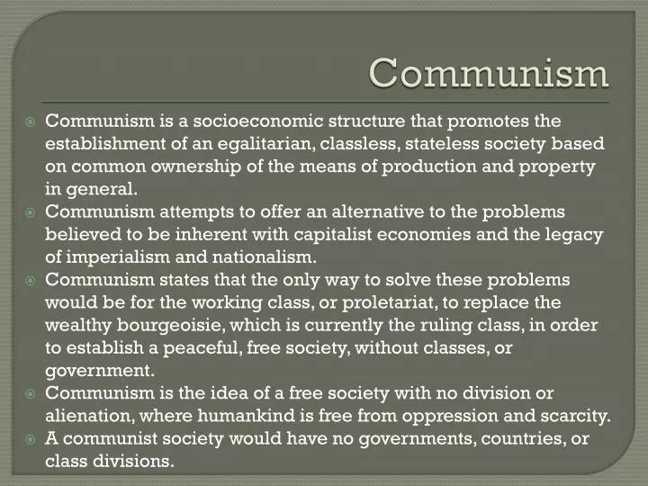 Ppt Communism Powerpoint Presentation Free Download Id 2592660