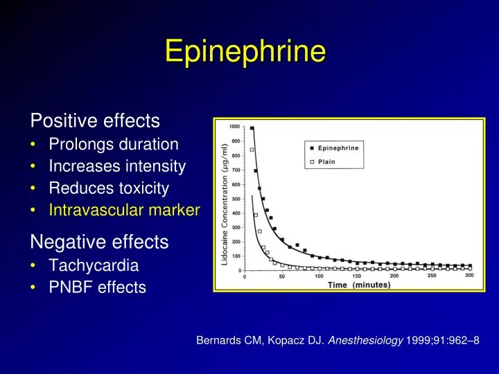 PPT - Epinephrine PowerPoint Presentation, free download - ID:2592763