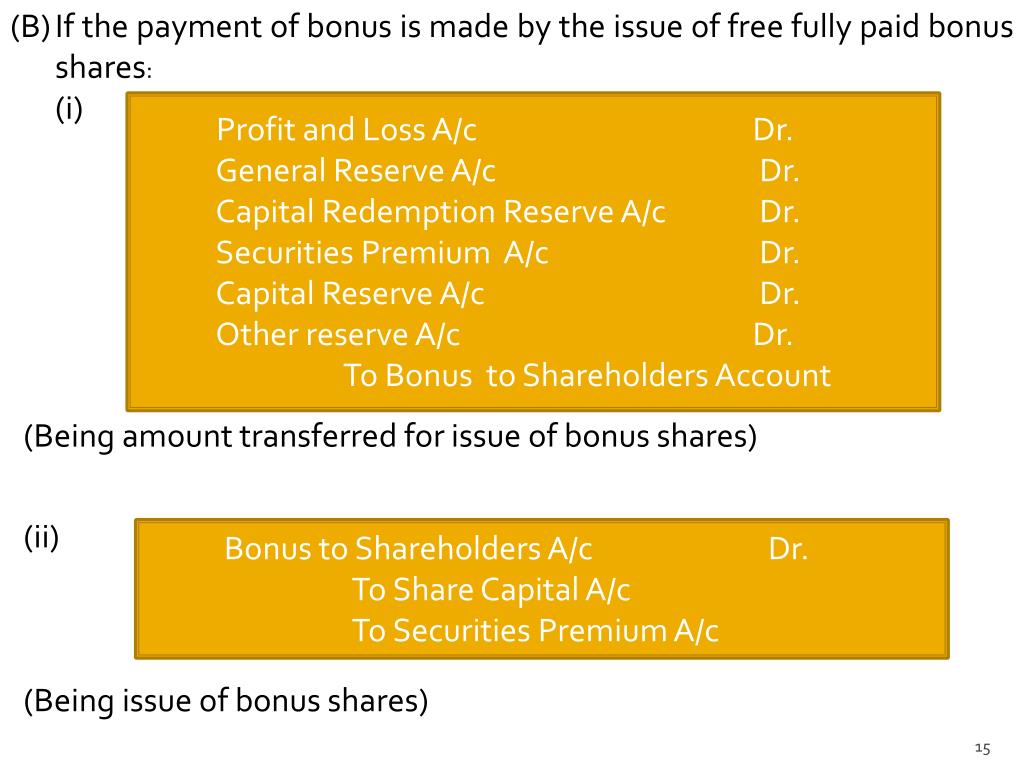 PPT - RIGHT SHARES AND BONUS SHARES PowerPoint Presentation, free ...
