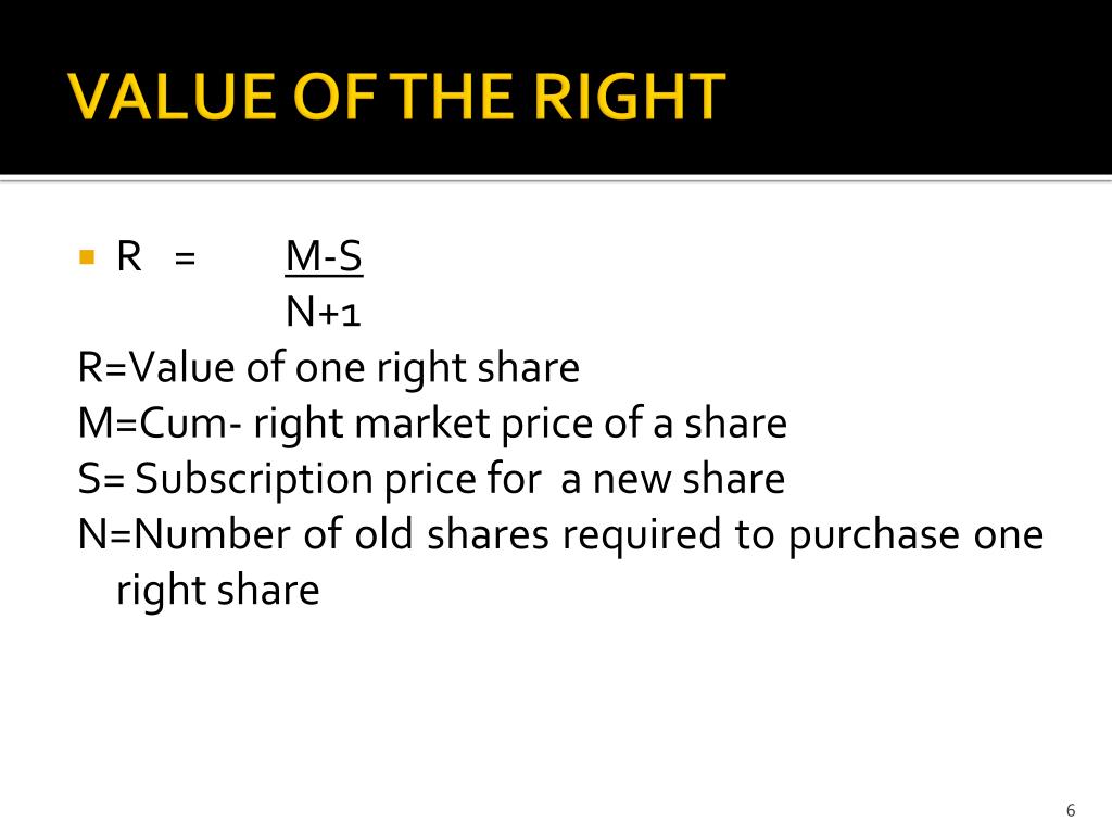 PPT - RIGHT SHARES AND BONUS SHARES PowerPoint Presentation, free ...