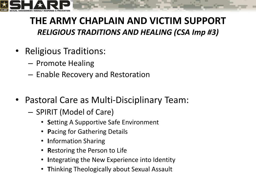 PPT - CHAPLAIN (MAJOR GENERAL) DONALD RUTHERFORD CHIEF OF CHAPLAINS ...