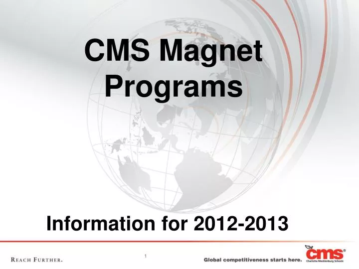 PPT - CMS Magnet Programs PowerPoint Presentation, free download - ID ...