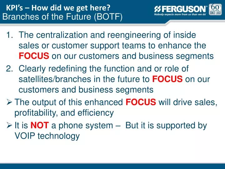 Branch Profitability Ppt - werohmedia