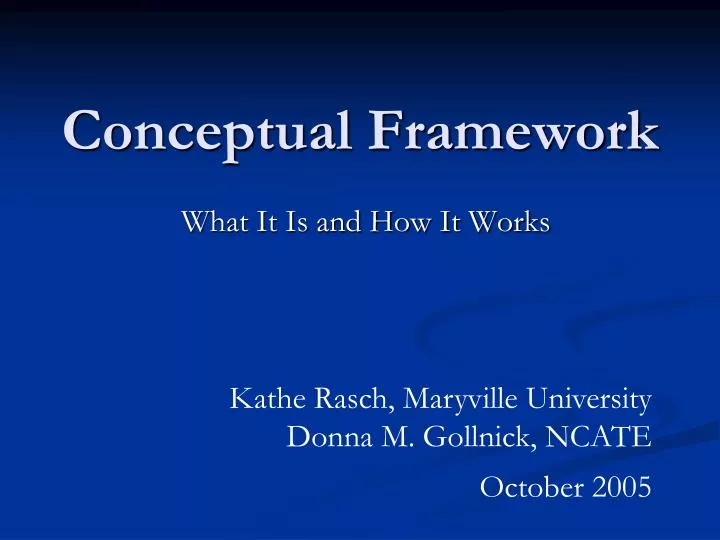 PPT - Conceptual Framework PowerPoint Presentation, free download - ID ...
