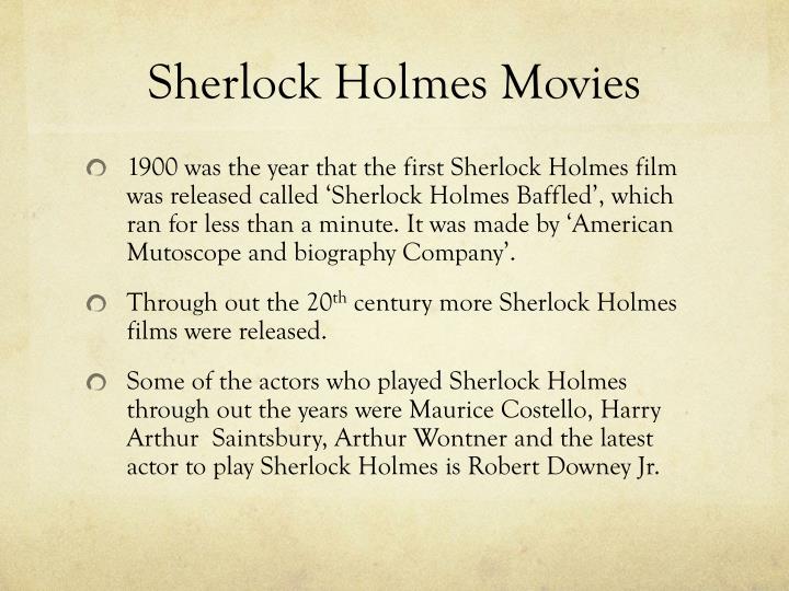 PPT - Adaptations of Sherlock Holmes PowerPoint Presentation - ID:2593797
