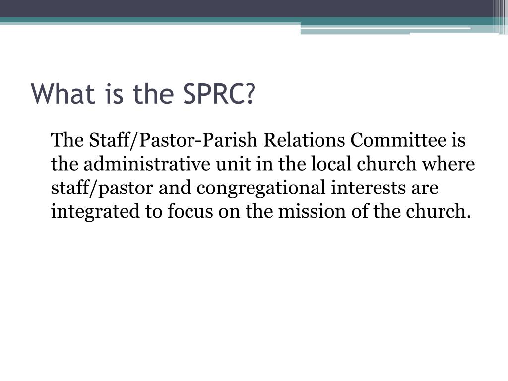 PPT - Staff/Pastor-Parish Relations Committee Training PowerPoint ...