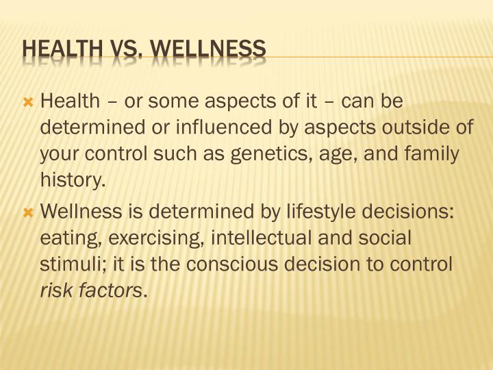 PPT - Introduction to Wellness PowerPoint Presentation - ID:2594631