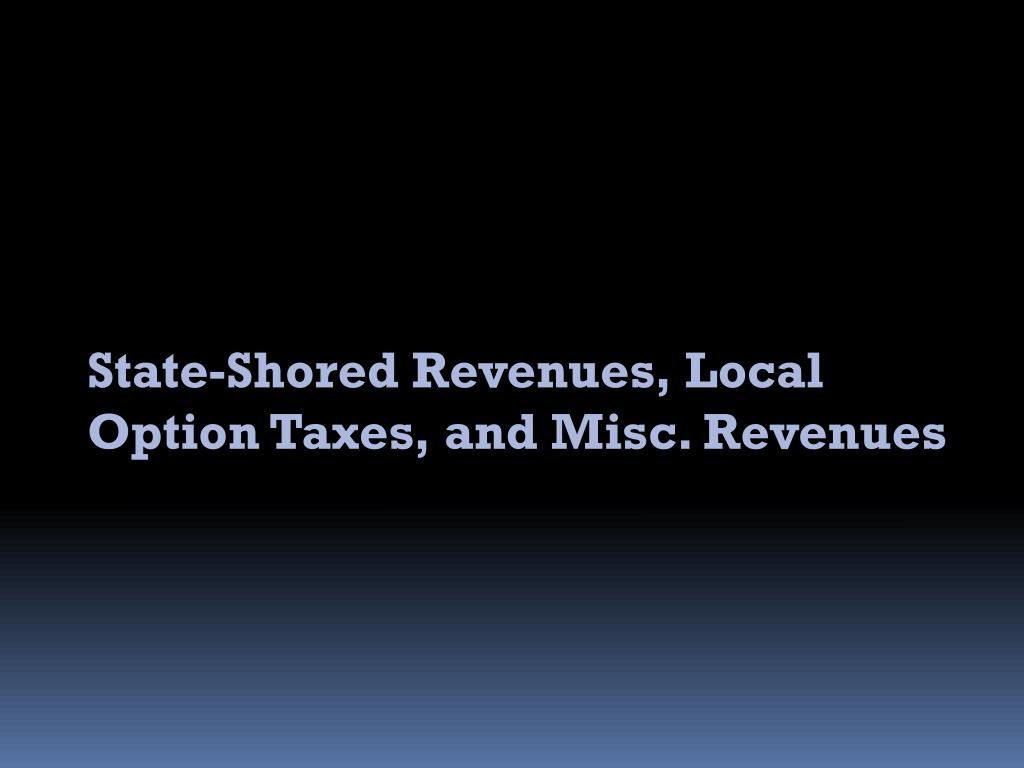 PPT - Revenue: Options for Florida’s Cities PowerPoint Presentation ...