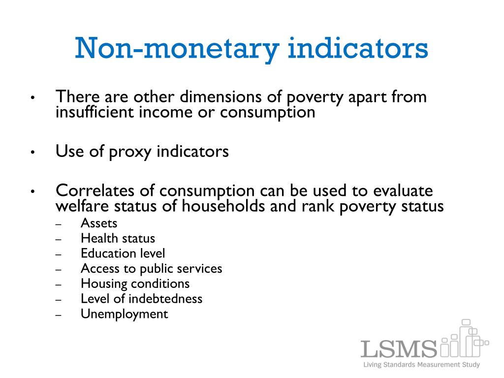 PPT - NON-INCOME POVERTY IN HOUSEHOLD SURVEYS PowerPoint Presentation ...