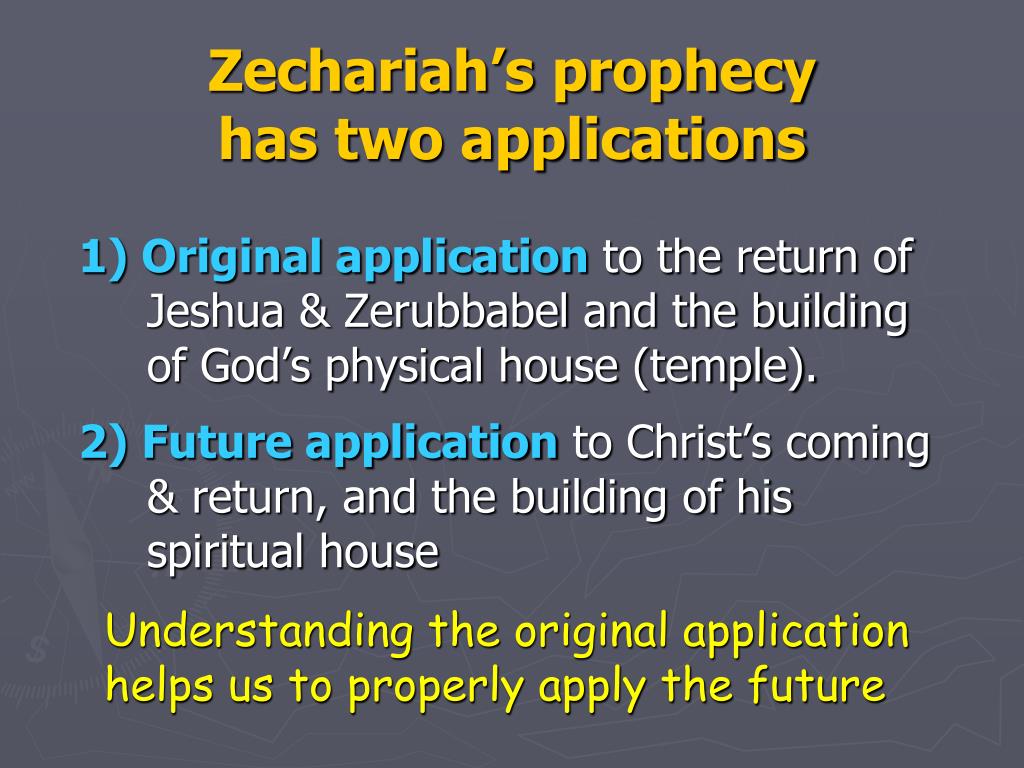PPT - Zechariah’s Night Visions (Zech. 1-6) PowerPoint Presentation ...