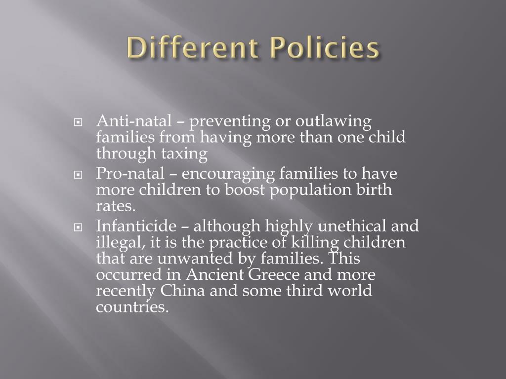 PPT - Anti-natal v. Pro-natal PowerPoint Presentation, free download ...