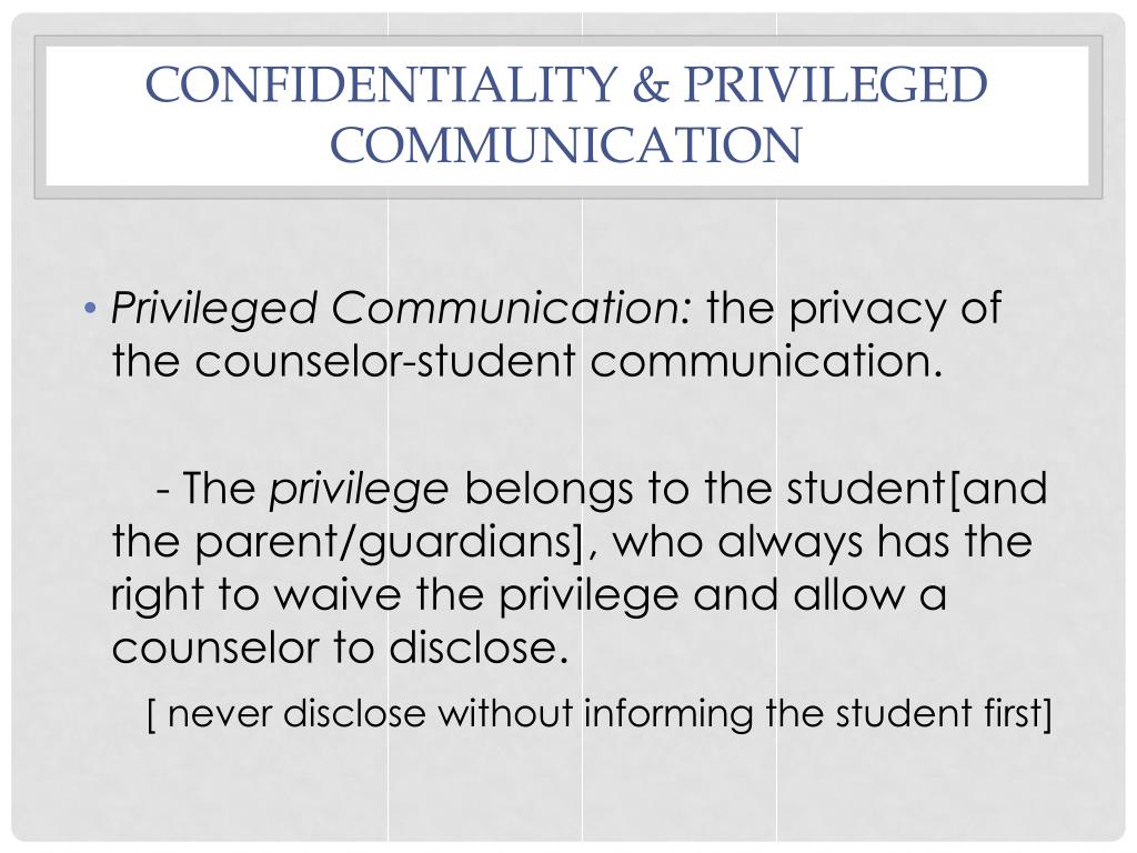 PPT - Ethical/Legal Issues & The Professional School Counselor ...
