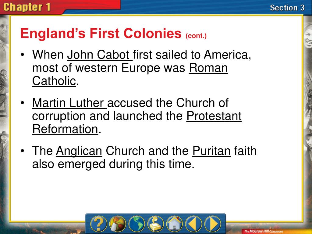PPT - England's First Colonies: Exploration and Expansion in Early ...
