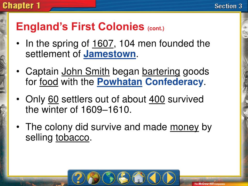 PPT - England's First Colonies: Exploration and Expansion in Early ...