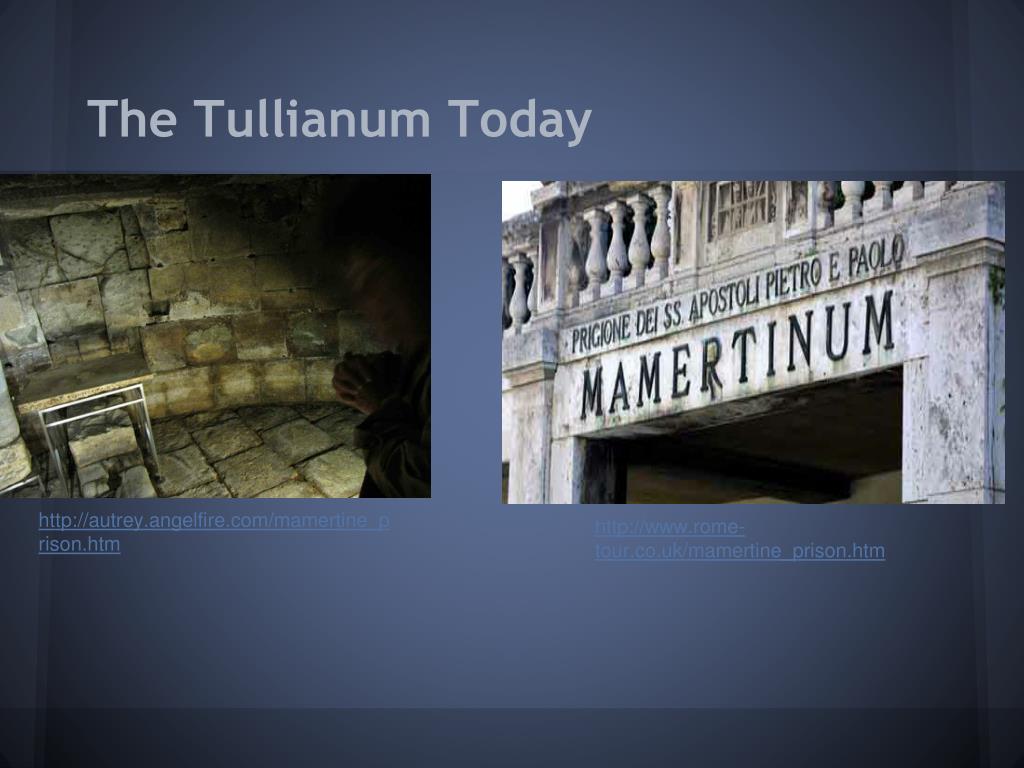 PPT - Tullianum Chamber in the Mamertine prison. PowerPoint ...