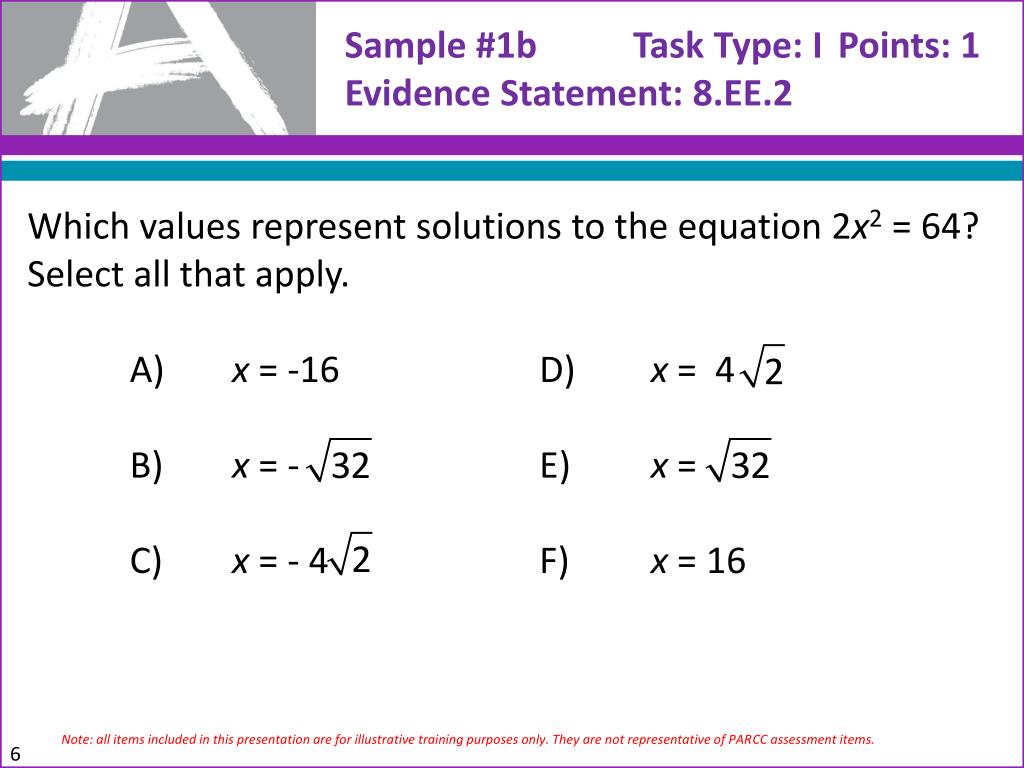 PPT - PARCC General Criteria for Mathematics Core Leadership Reviewers ...