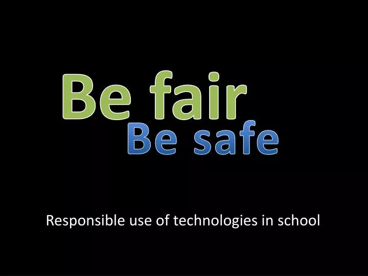 PPT - Be fair PowerPoint Presentation, free download - ID:2595901