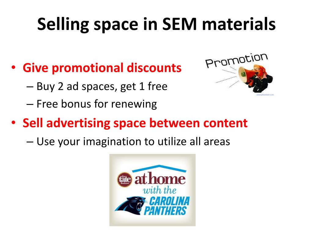 PPT - Sell advertising space in printed and electronic materials ...