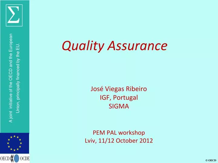 PPT - Quality Assurance PowerPoint Presentation, free download - ID:2596315