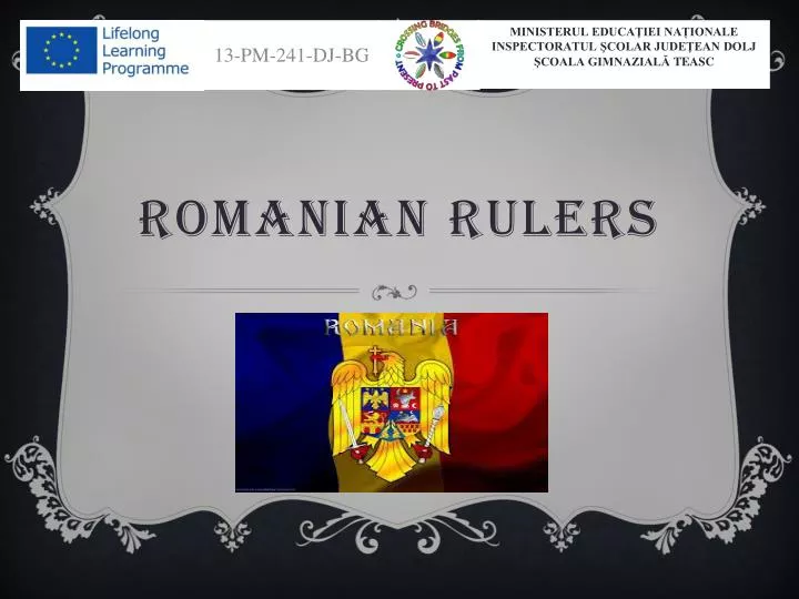 PPT - romanian rulers PowerPoint Presentation, free download - ID:2596350