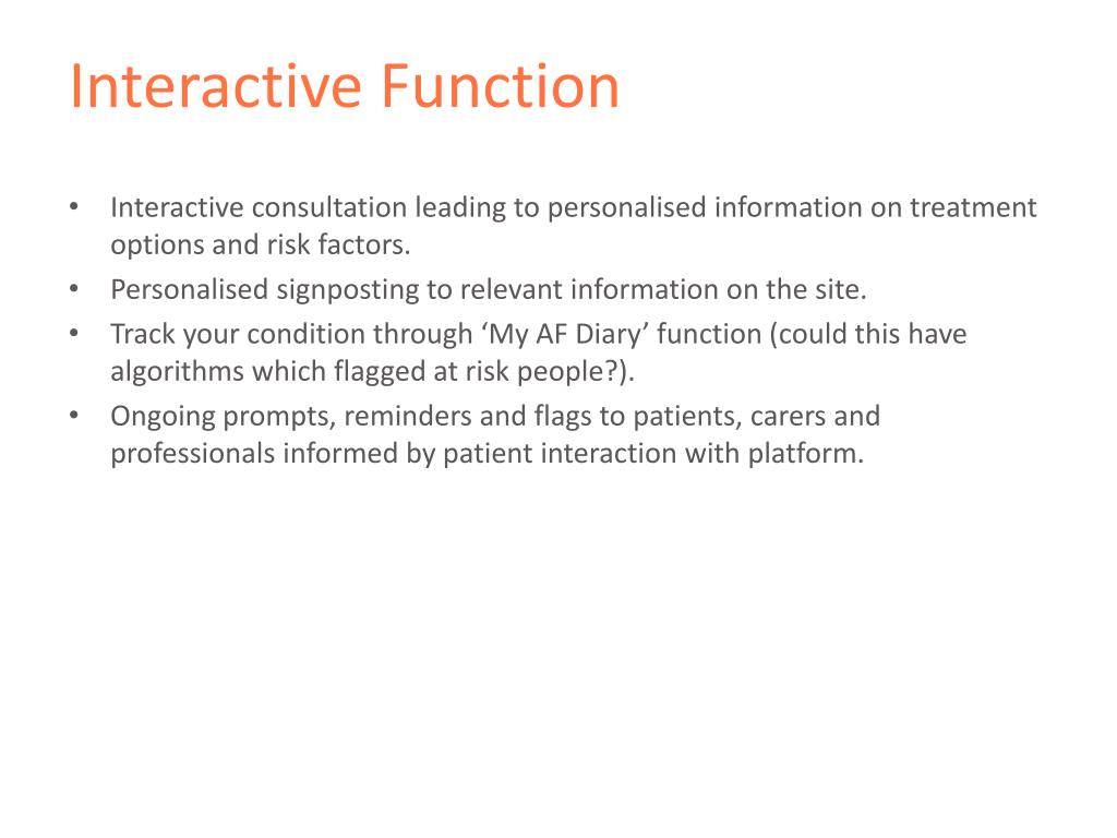 PPT - Designing a Digital Platform for Atrial Fibrillation Insights ...