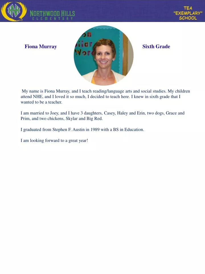 PPT - Fiona Murray PowerPoint Presentation, free download - ID:2596864