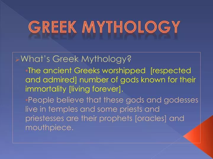 PPT - What’s Greek Mythology? PowerPoint Presentation, free download ...