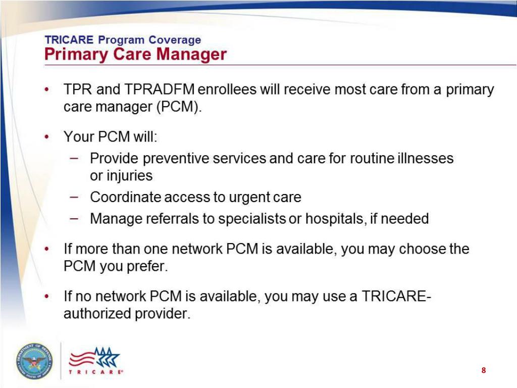 PPT - TRICARE Prime Remote and TRICARE Prime Remote for Active Duty ...